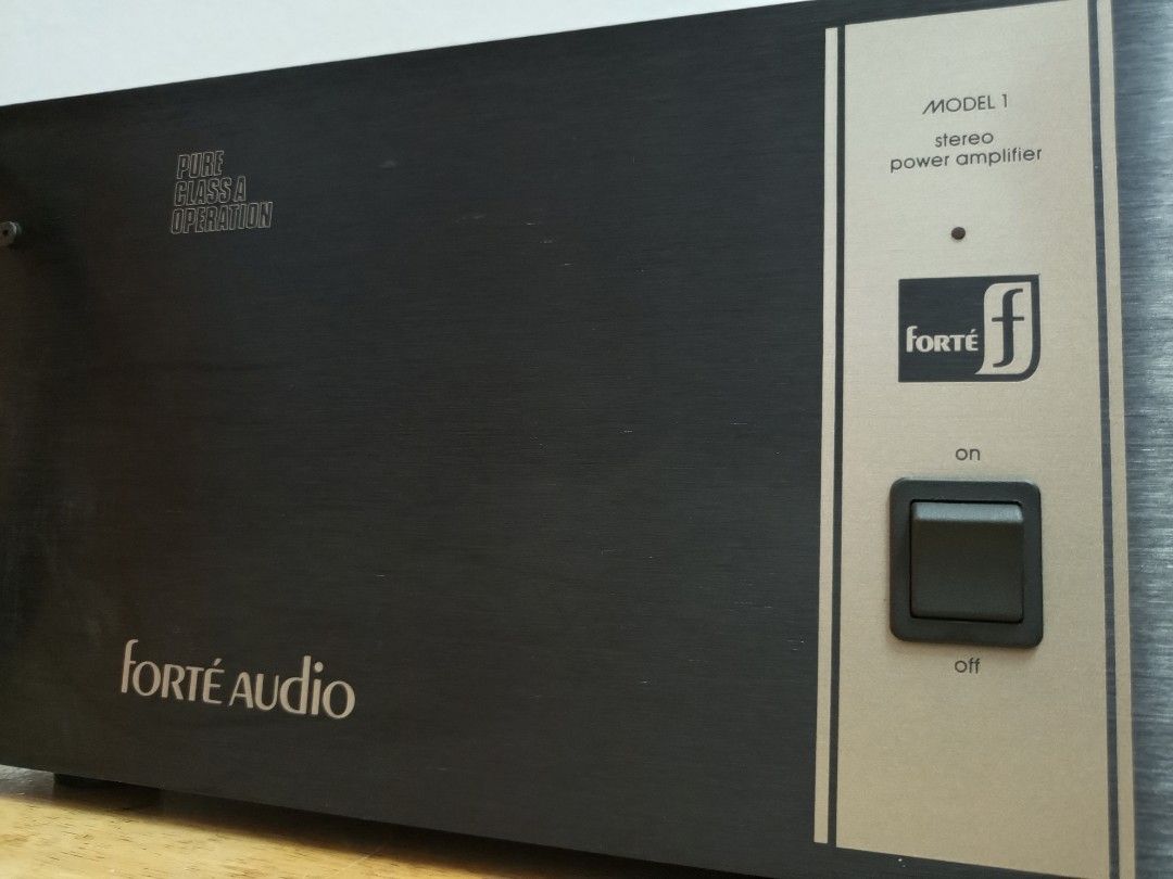 Forte Audio Model 1 (Class A Power Amplifier), Audio, Soundbars ...