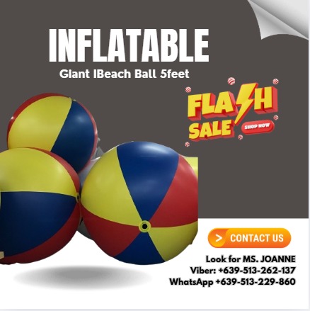 Giant Inflatable Ball 3 Colors Beach Party/Event Decoration Giant ...