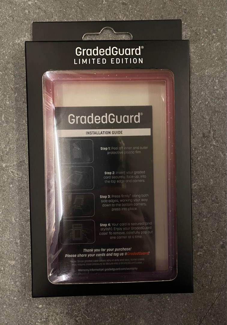 Graded Guard Fuchsia Limited Edition, Hobbies & Toys, Toys & Games on ...