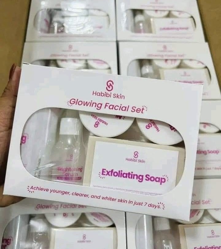 Habibi Skin Facial Glow Set, Beauty & Personal Care, Face, Face Care ...
