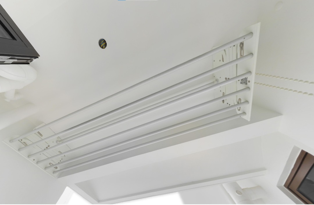 HDB BTO Ceiling Mounted Clothes Drying Rack, Furniture & Home Living ...