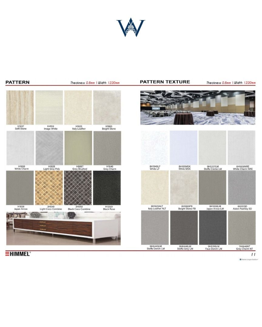 HPL Furniture HIMMEL PATTERN TEXTURE, Perabotan Rumah di Carousell