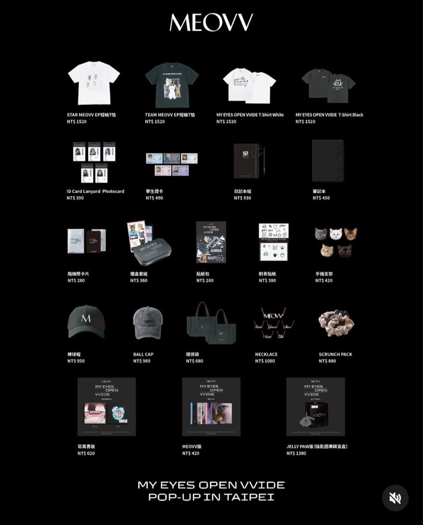 HTB meovv funan singapore pop-up store, Hobbies & Toys, Memorabilia ...