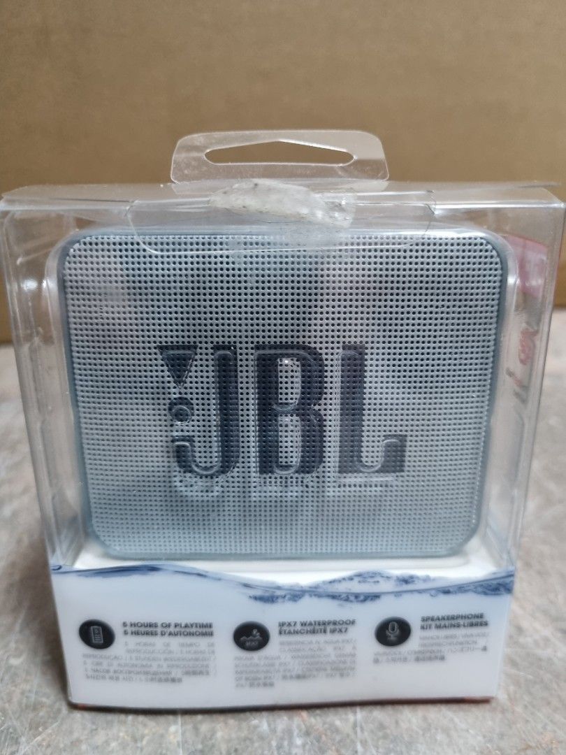 JBL GO2 Portable Bluetooth Speaker - Grey, Audio, Soundbars, Speakers ...