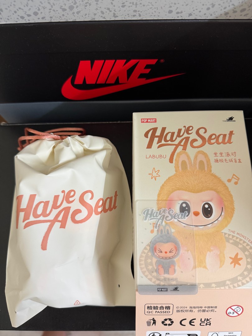 LABUBU Have A Seat HEHE, Hobbies & Toys, Toys & Games on Carousell