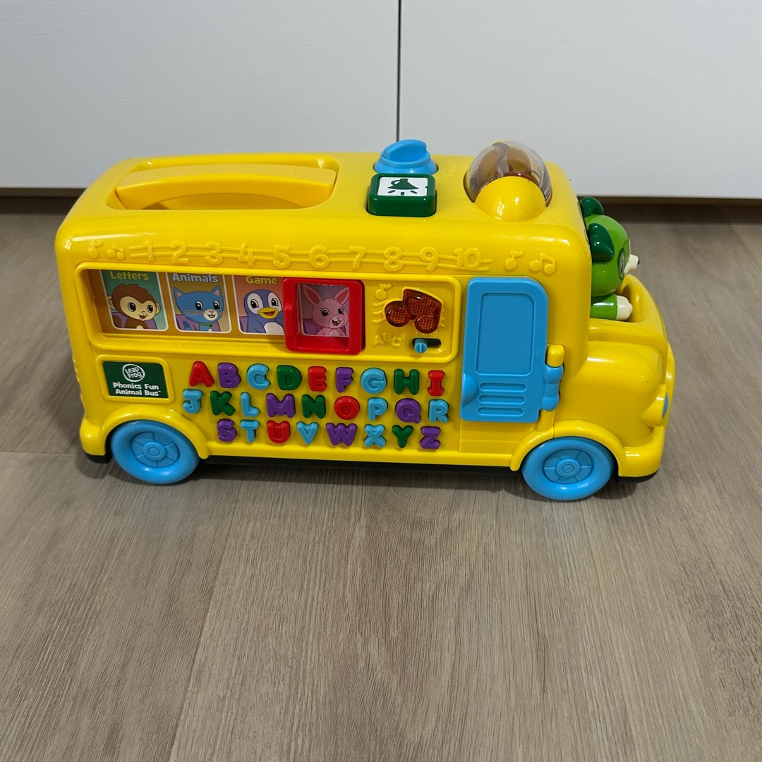 Leapfrog Phonics Fun Animal Bus Alphabet Singin, Babies & Kids, Infant ...