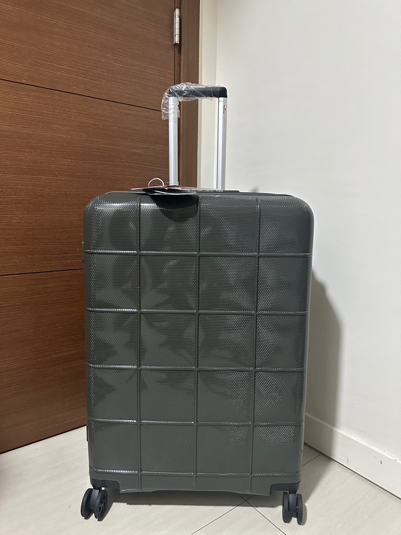 LUGGAGE: Echolac New Square PC185SA Large Trolley (Dark Army Green), Hobbies & Toys, Travel ...