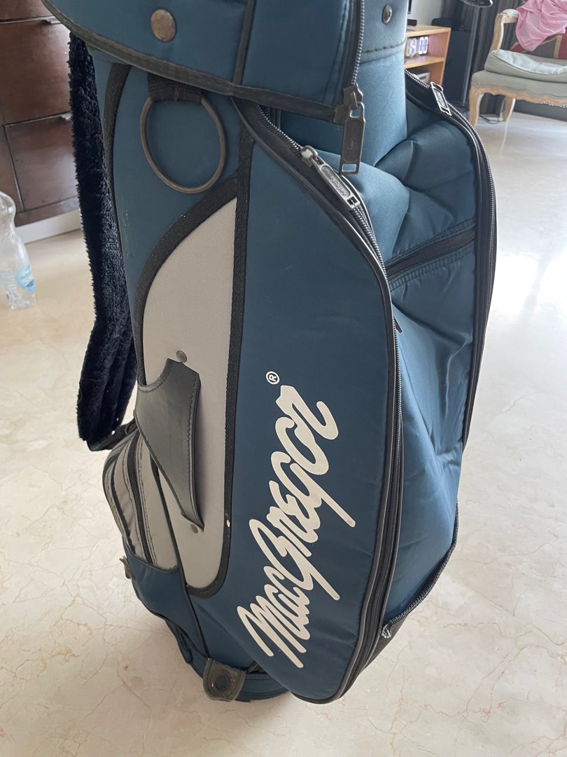 MacGregor Golf Bag - Navy Blue, Sports Equipment, Sports & Games, Golf on Carousell