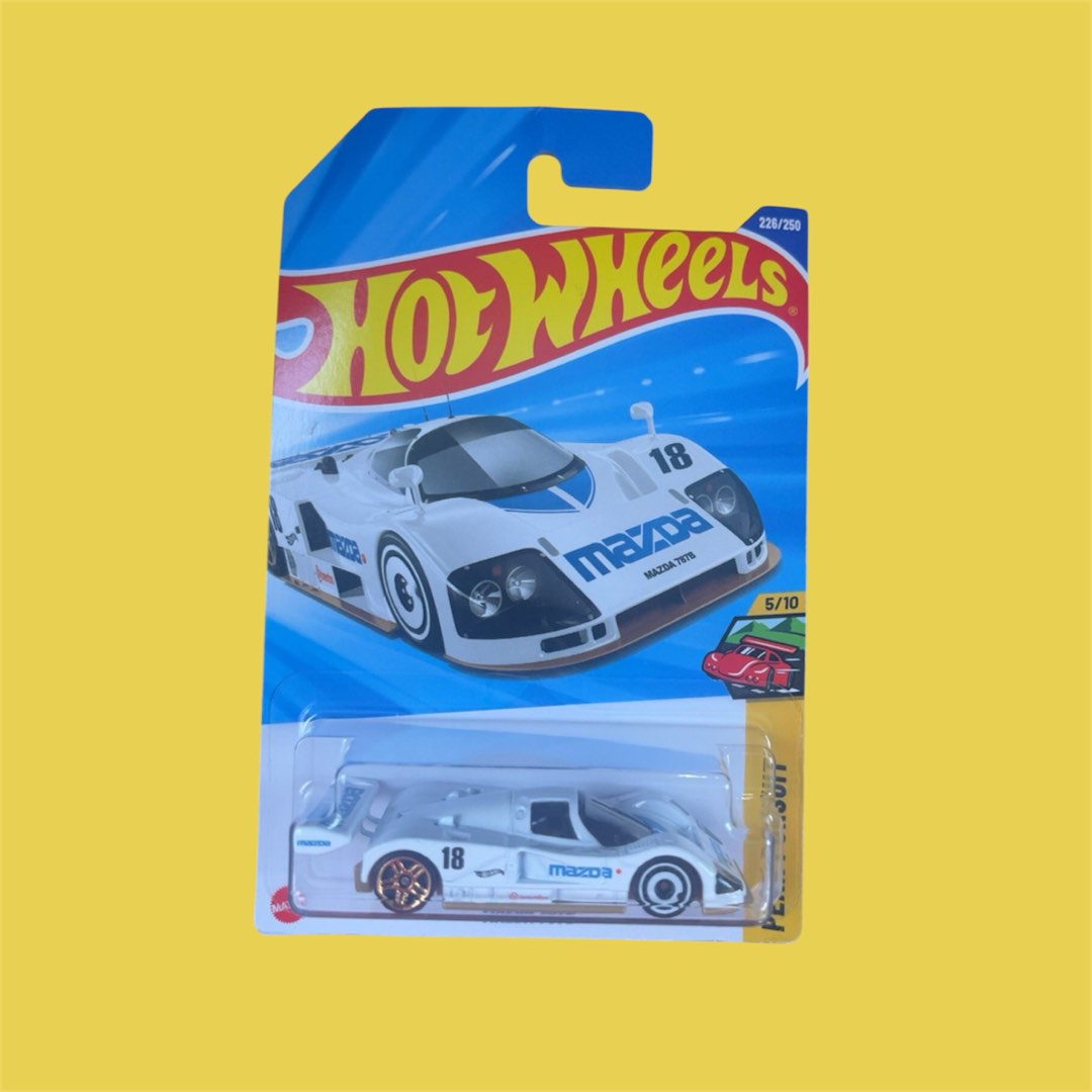 Mazda 787B White Hotwheels, Hobbies & Toys, Toys & Games on Carousell
