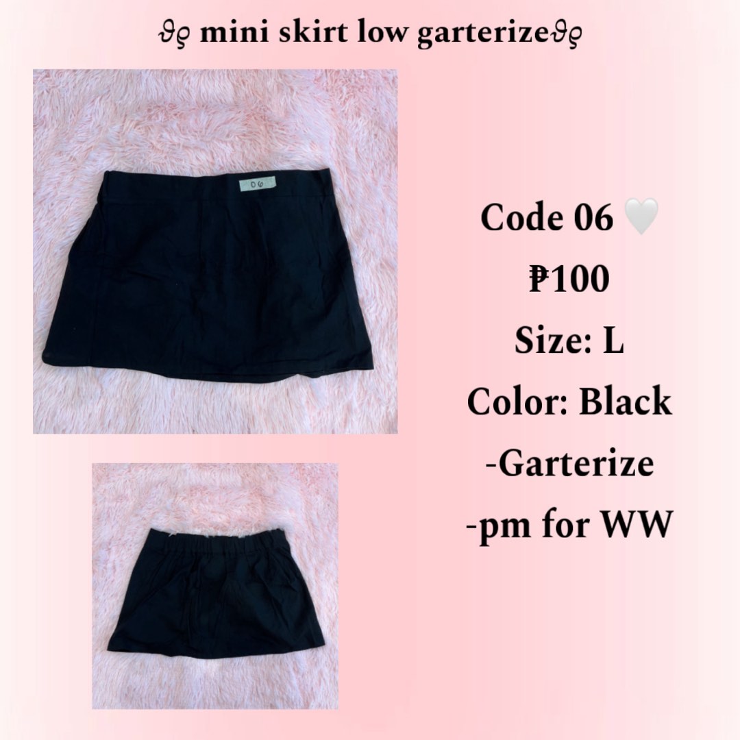 Mini skirt garterize!!, Women's Fashion, Bottoms, Skirts on Carousell