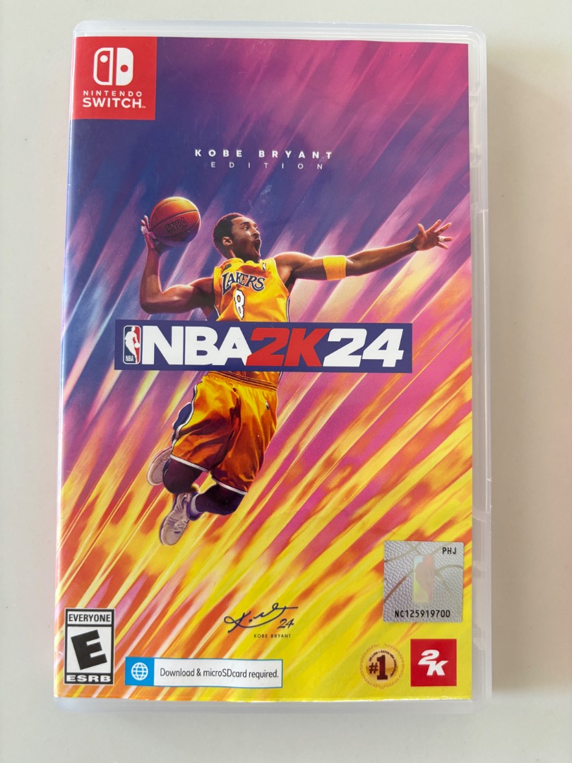 NBA 2K24 Kobe Bryant Edition - Nintendo Switch, Video Gaming, Video ...