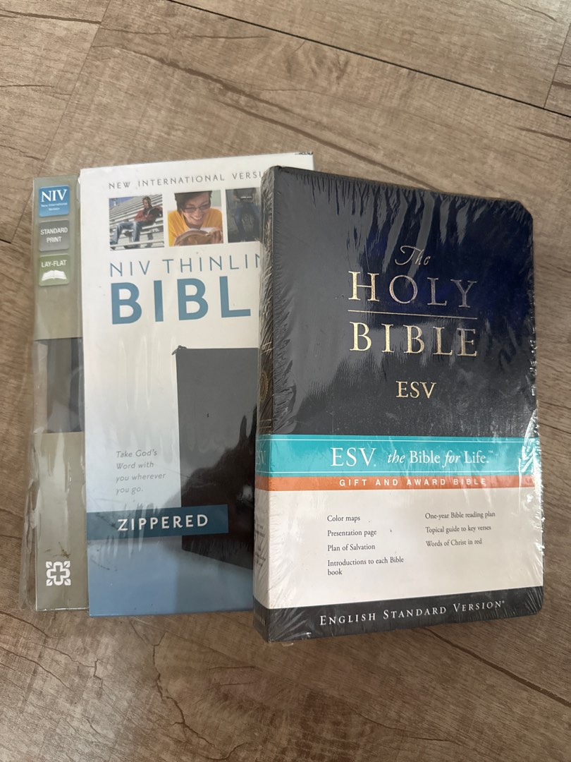 NIV and ESV Bibles - New, Hobbies & Toys, Books & Magazines, Religion ...