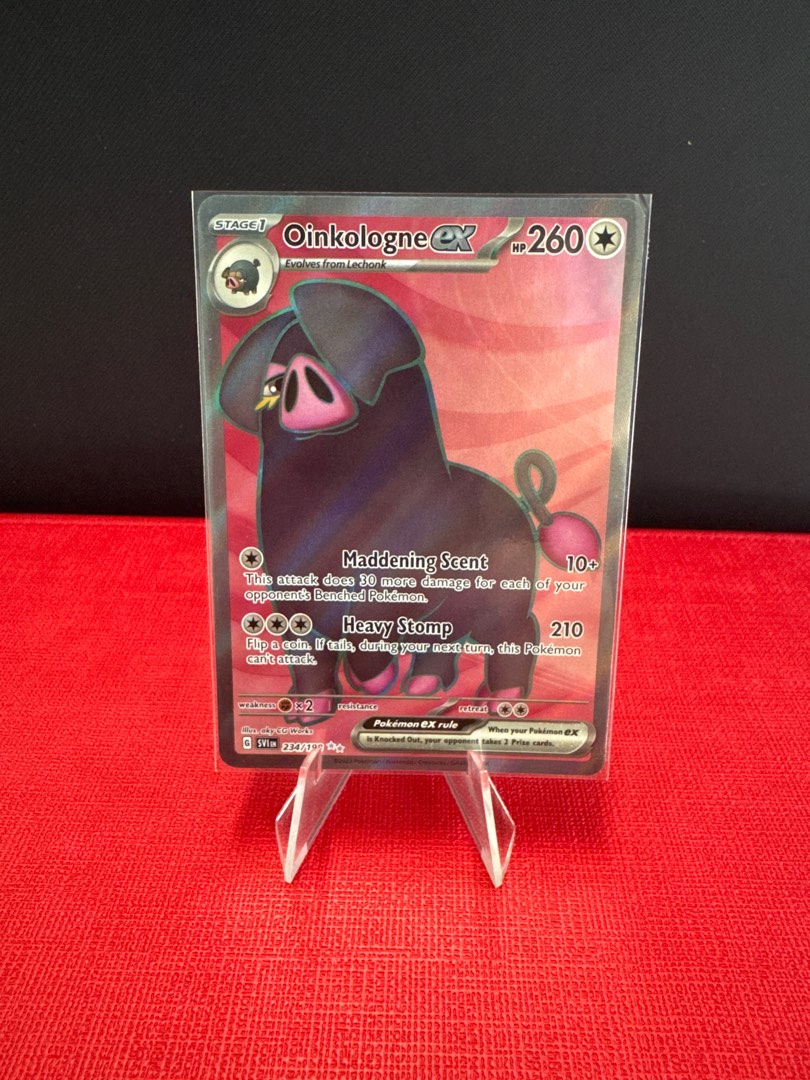 Oinkologne EX Pokemon Card, Hobbies & Toys, Toys & Games on Carousell
