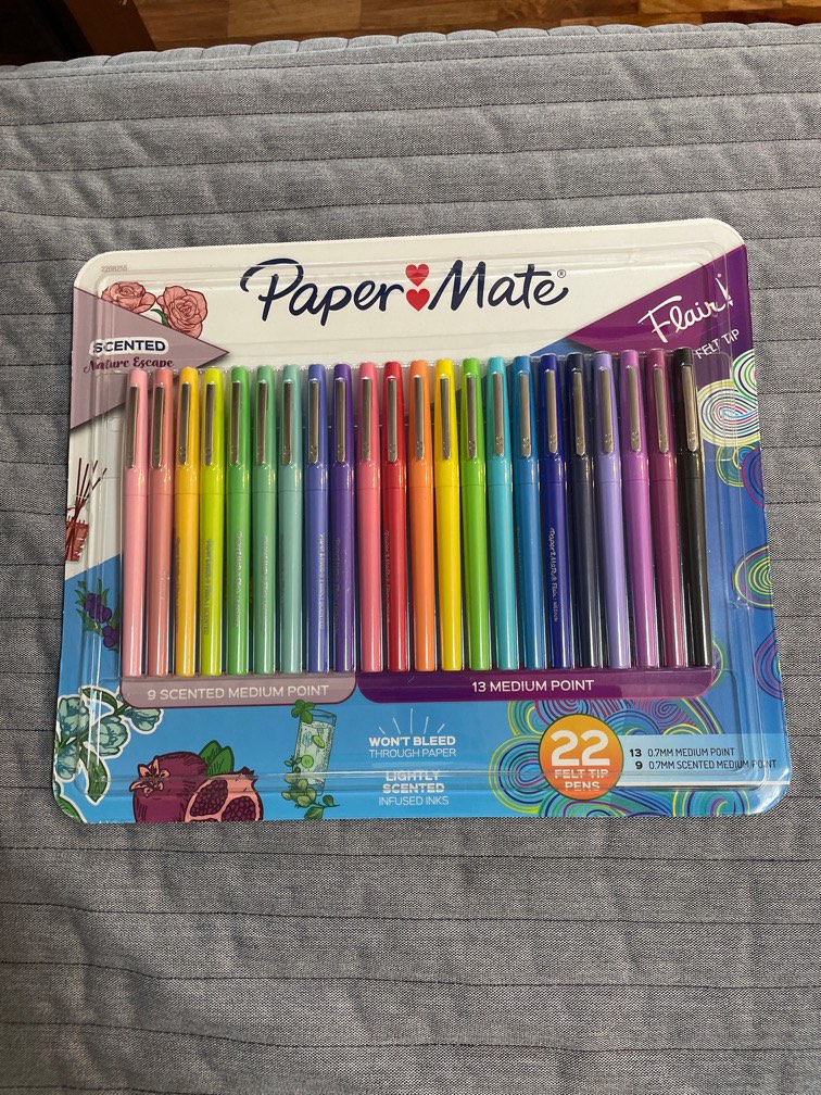 Paper mate flair felt tip pens, Hobbies & Toys, Stationary & Craft ...
