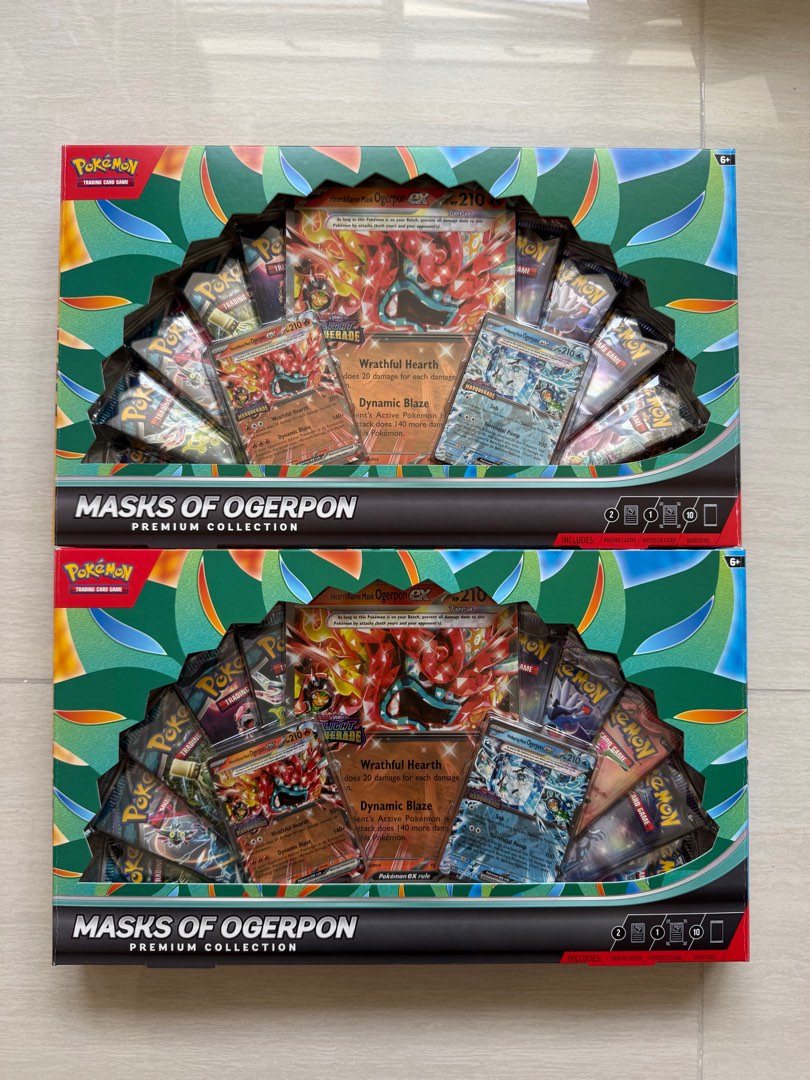 Pokemon Masks of Ogerpon Premium Collection, Hobbies & Toys, Toys ...