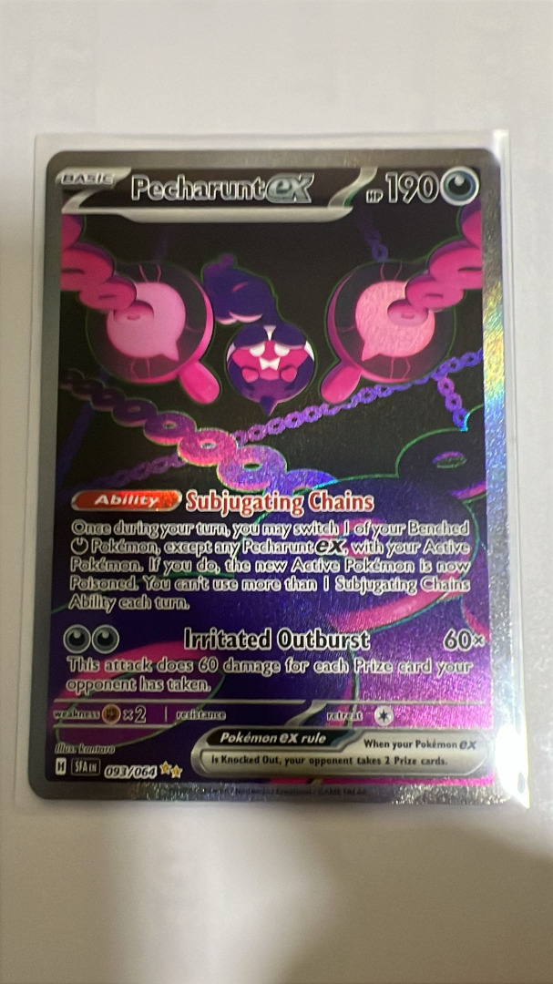 [RAW] Pecharunt EX SIR Shrouded Fable (WITH FREEBIE), Hobbies & Toys ...