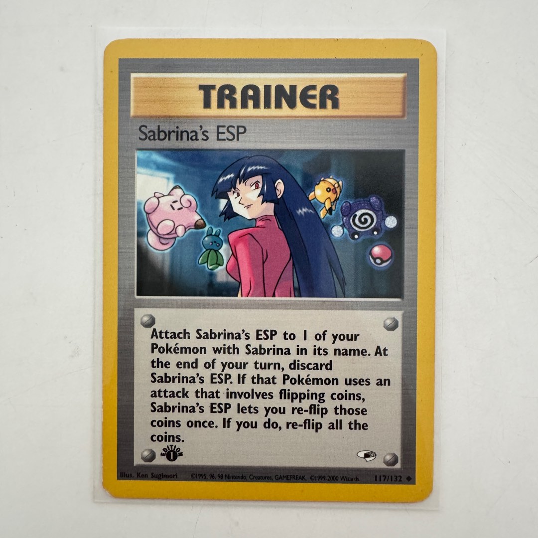 Sabrina's ESP Trainer Card, Hobbies & Toys, Memorabilia & Collectibles ...