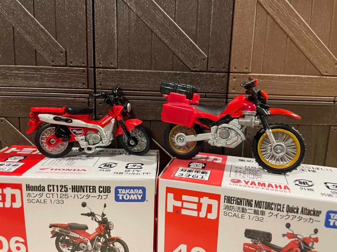 Set of 2 : Tomica No. 106 (2023) & 40 (2022) Honda Yamaha Motorcycle ...