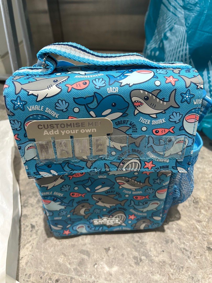 Smiggle Shark Lunchbox - Brand New, Babies & Kids, Going Out, Other ...