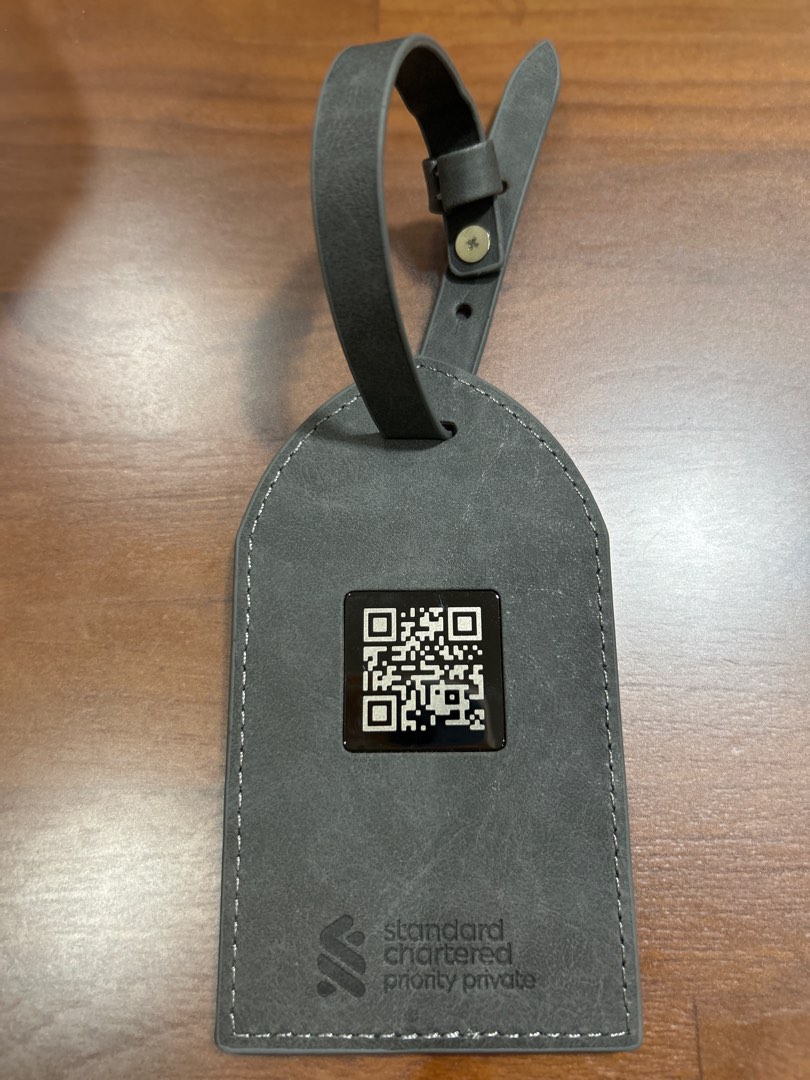 Standard Chartered Priority Private Luggage Tag, Hobbies & Toys, Travel ...