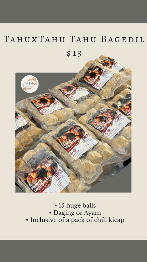 TahuXTahu Tahu Bagedil Beef, Food & Drinks, Chilled & Frozen Food on ...