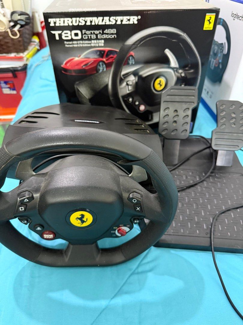 Thrustmaster T80 Ferrari 488 GTB, Hobbies & Toys, Toys & Games on Carousell