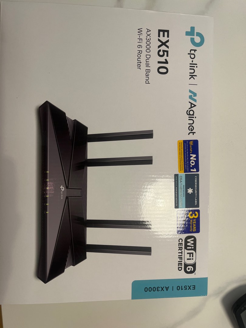 TP-Link EX510 AX3000 Dual Band Wi-Fi 6 Router, Computers & Tech, Parts ...
