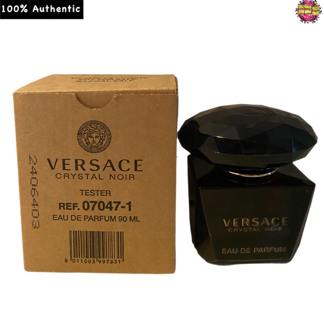 Versace Crystal Noir EDP 90ml for Women (Tester with Cap), Beauty ...