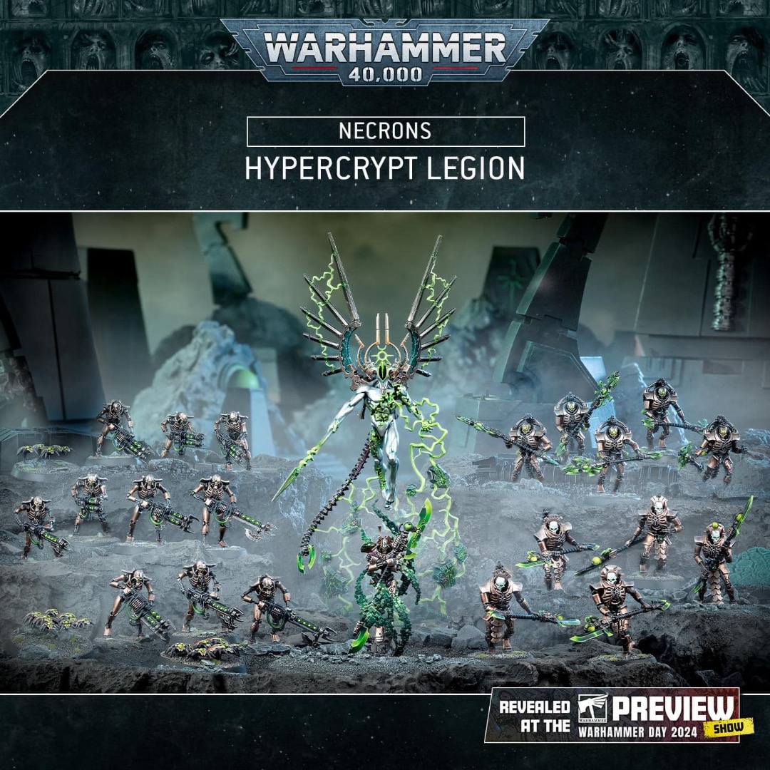 WARHAMMER 40000 BATTLEFORCE: NECRONS HYPERCRYPT LEGION, 興趣及遊戲, 玩具 & 遊戲類 ...