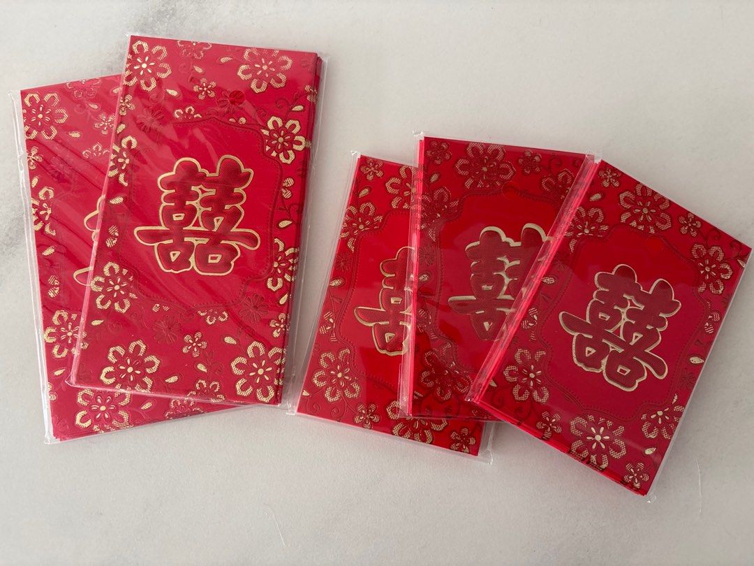 Wedding red packets, Hobbies & Toys, Stationery & Craft, Craft Supplies ...