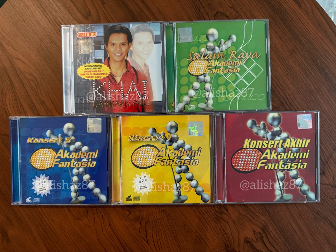 [WTS] Original CD Malay / Akademi Fantasia Musim 1 / Konsert AF 2003 ...