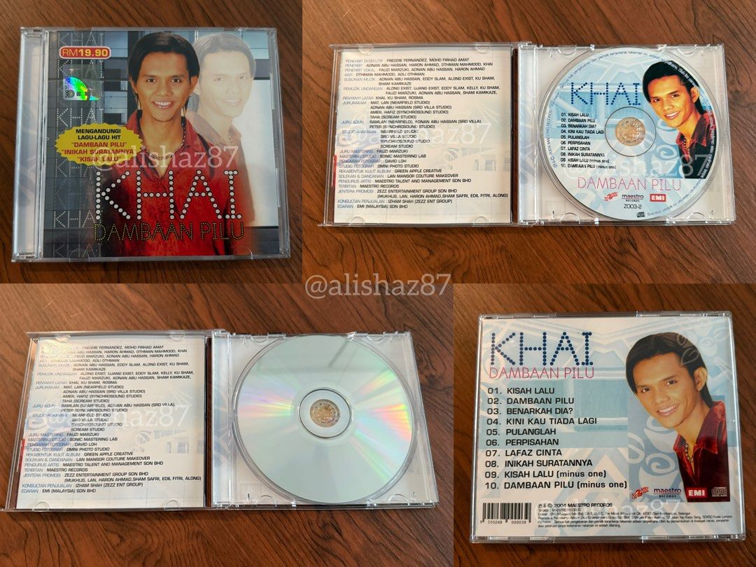 [WTS] Original CD Malay / Akademi Fantasia Musim 1 / Konsert AF 2003 ...