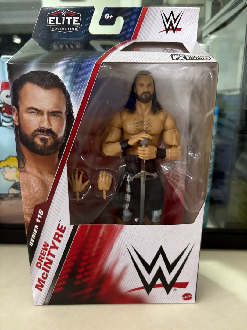 WWE Mattel Elite Drew McIntyre with Sword, Kilt!, Hobbies & Toys, Toys ...