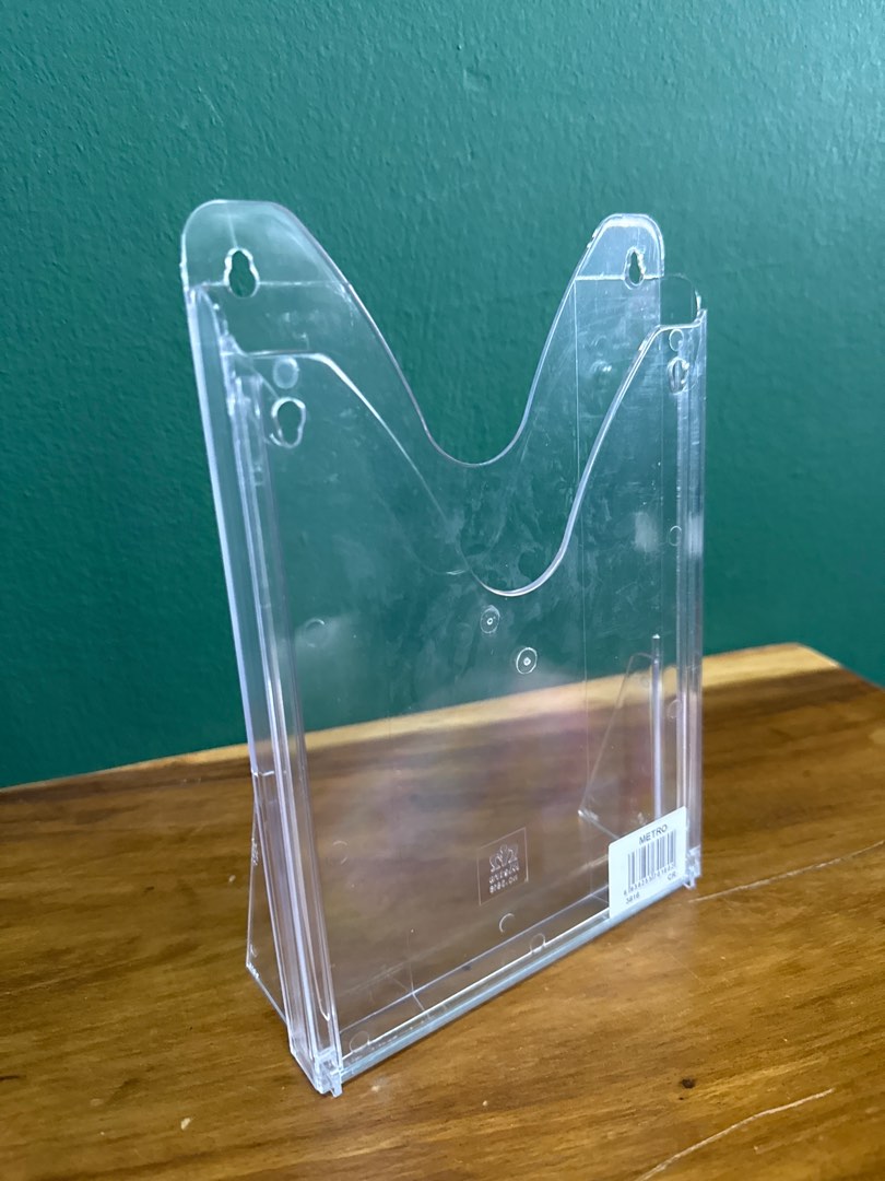 A5 Clear Acrylic Wall Mount Document Holder, Hobbies & Toys, Stationery ...