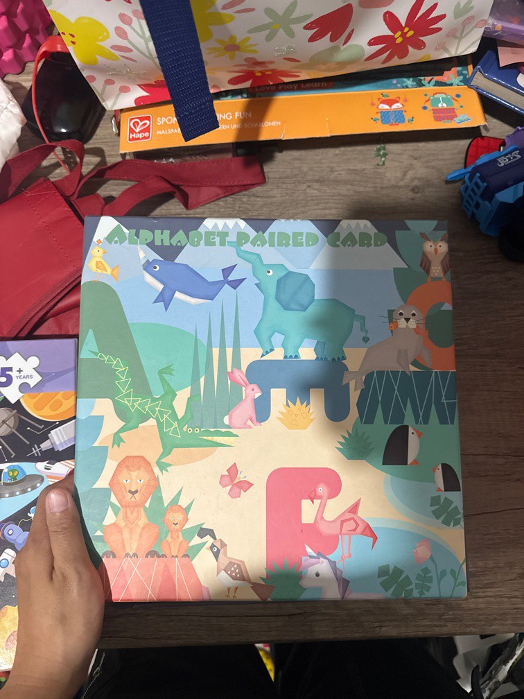Alphabet paired card, Bayi & Anak, Mainan & Baby Walker di Carousell