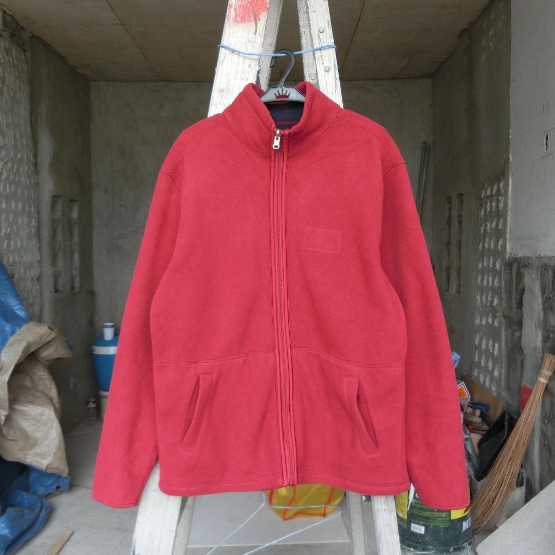 Baleno Reversible Fleece Jacket (Red/Dark Navy), Men's Fashion, Coats ...