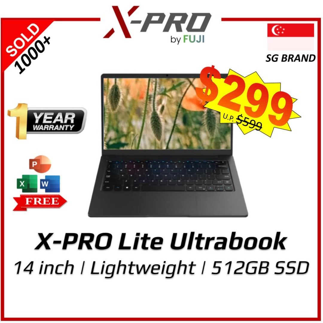 Brand New XPRO Lite - 14 Inch Slim Design - 12GB RAM - Up to 512 GB SSD ...