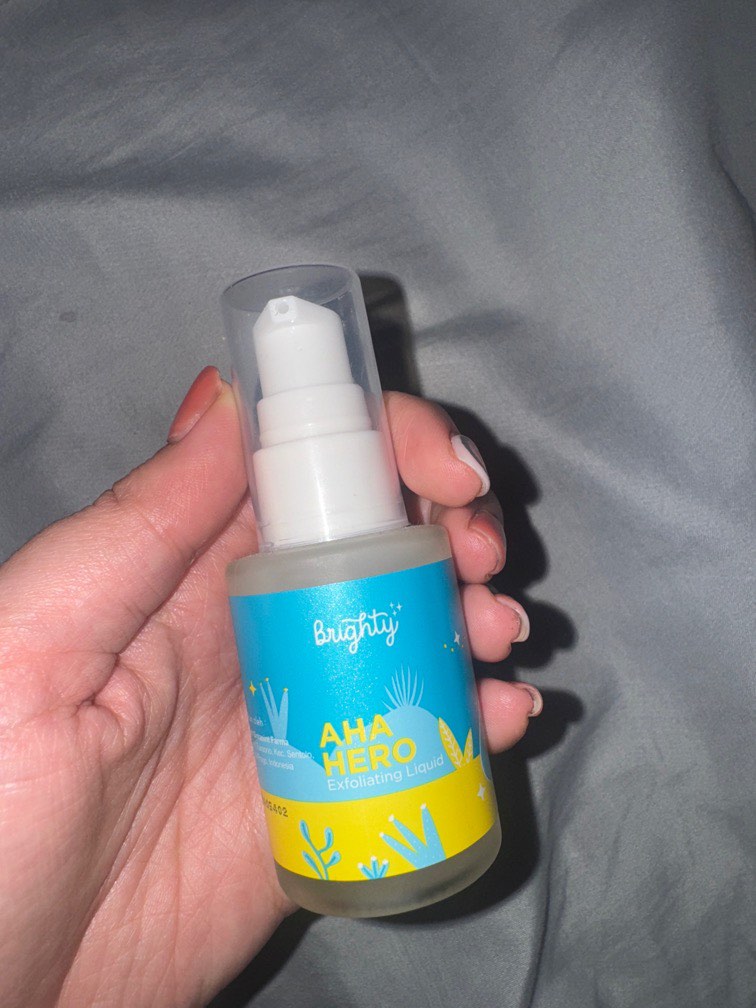 Brighty AHA HERO Exfoliating Liquid, Kesehatan & Kecantikan, Kulit ...