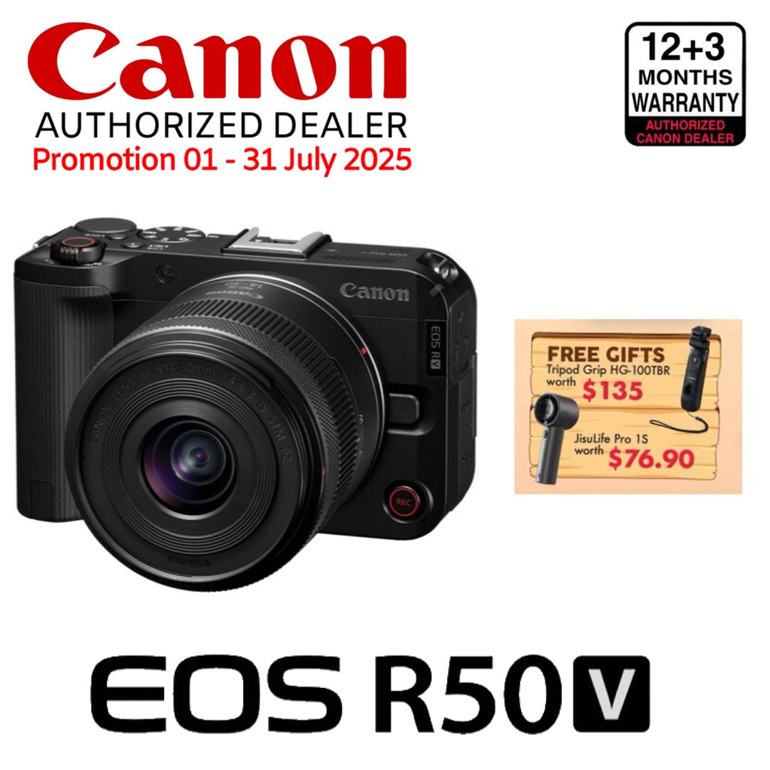 Canon EOS R50 V camera body / R50V 14-30mm lens kit / R 50V R50 r50 ...