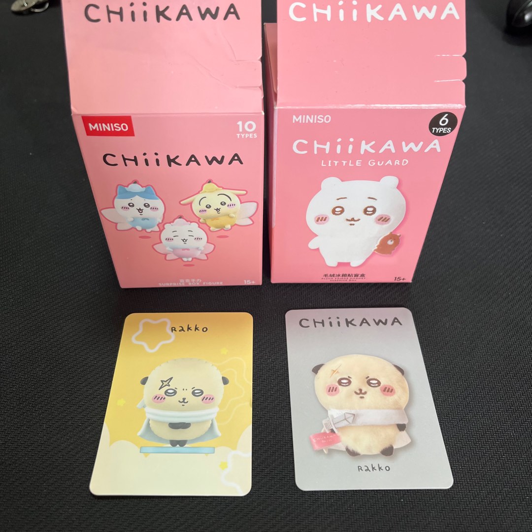 Chiikawa MINISO/KURA Sushi, 興趣及遊戲, 玩具 & 遊戲類 - Carousell