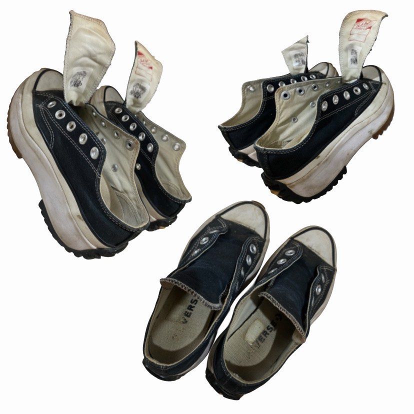 Original Converse Run Star Hike Canvas Platform Unisex Sneakers - Black ...