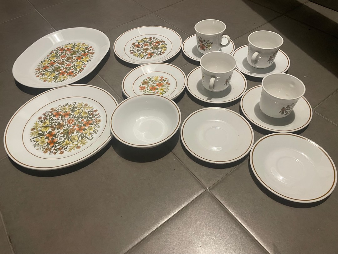 Corelle Indian Summer Set, Furniture & Home Living, Kitchenware & Tableware, Cookware ...