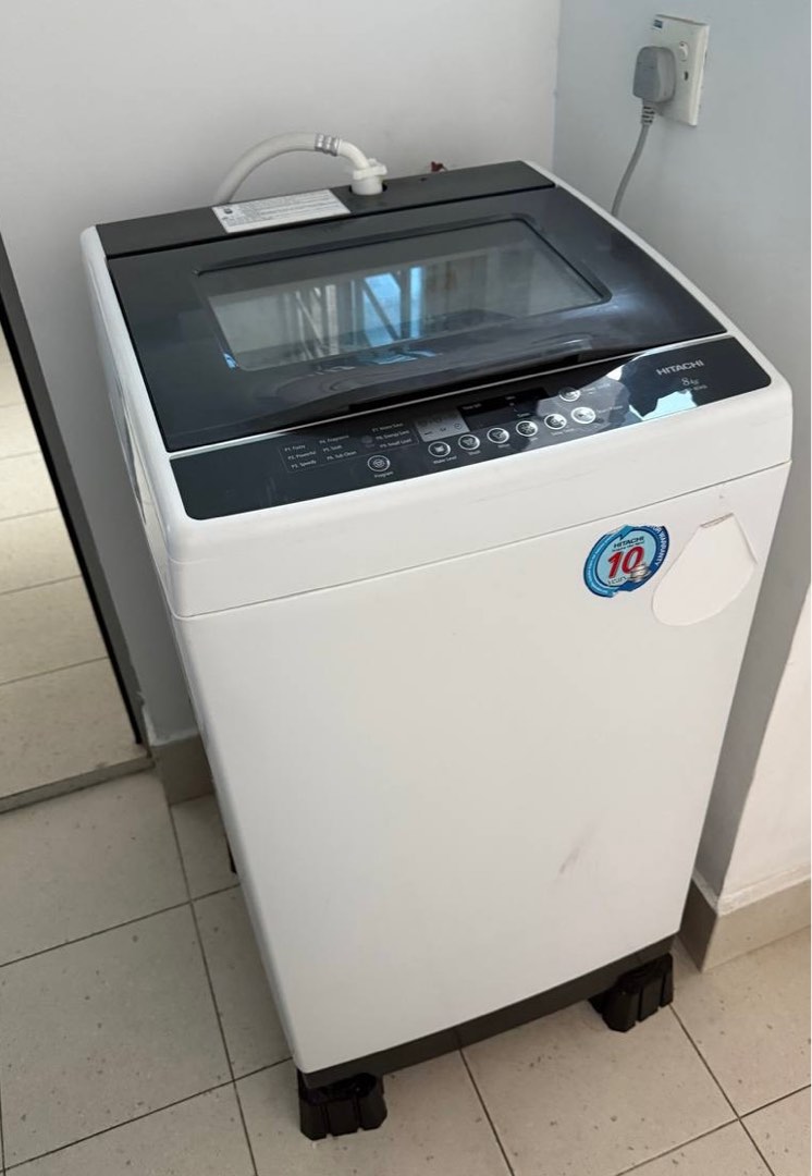 Hitachi SF-80XB 8KG Top Load Washing Machine, TV & Home Appliances ...