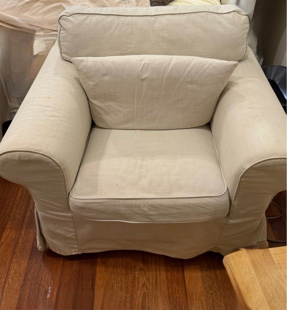 🛋️ IKEA EKTORP Sofa Set – 3 Pieces! 🛋️, Furniture & Home Living ...