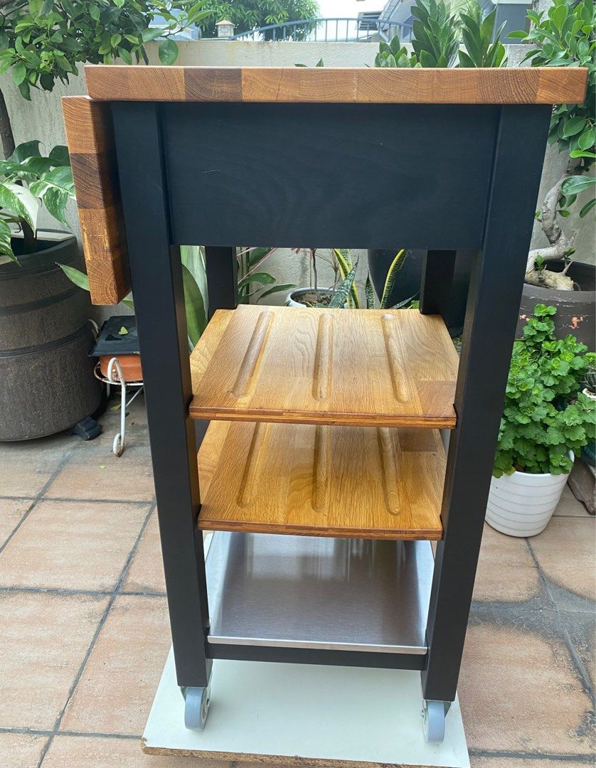 IKEA STENSTORP kitchen trolley, Furniture & Home Living, Furniture ...