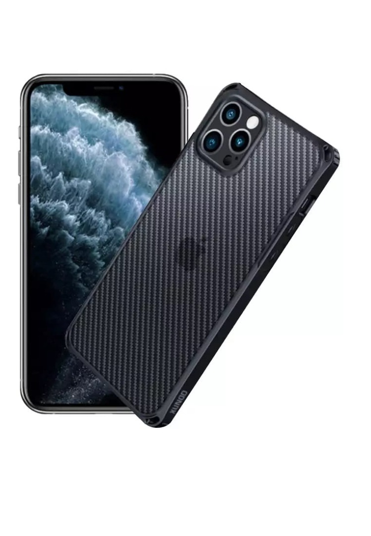 iPhone 12 / 12 Pro (6.1) XUNDD Pioneer Carbon Fiber Slim Case (Clear ...