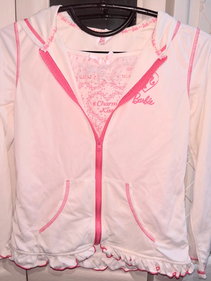 Jaket Barbie Original ruffle with inner coquette renda cute jojifuku ...