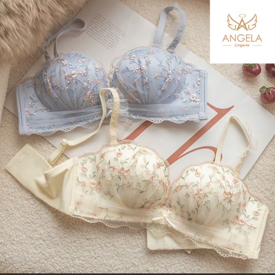 75k/2 pcs - Japan Push Up Bra Floral Bordir Brukat Renda 38- bisa untuk ...