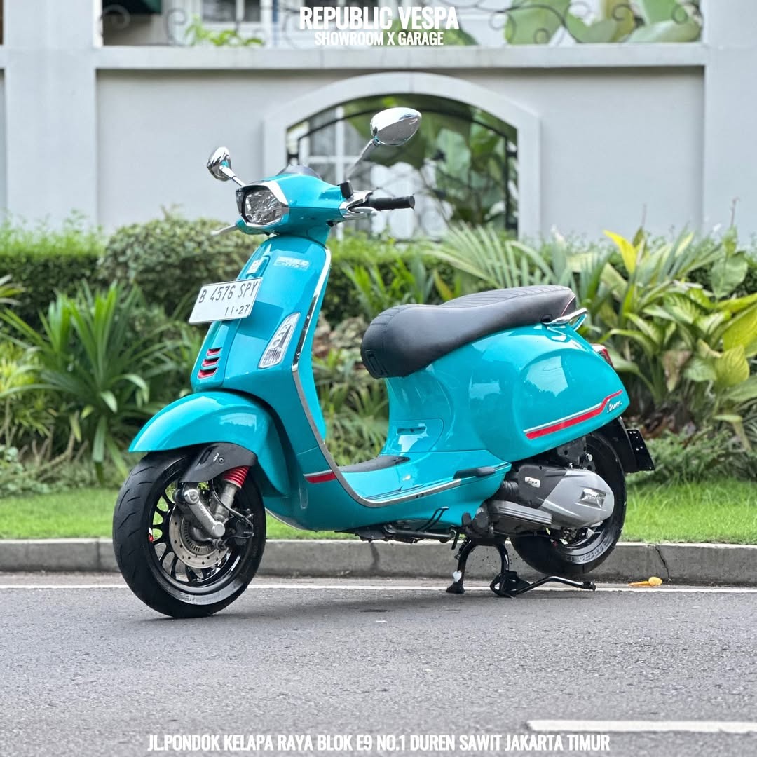 JUAL CEPAT VESPA SPRINT S 150 IGET ABS LED 2022 BLUE AUDACE FAVOURITE ...