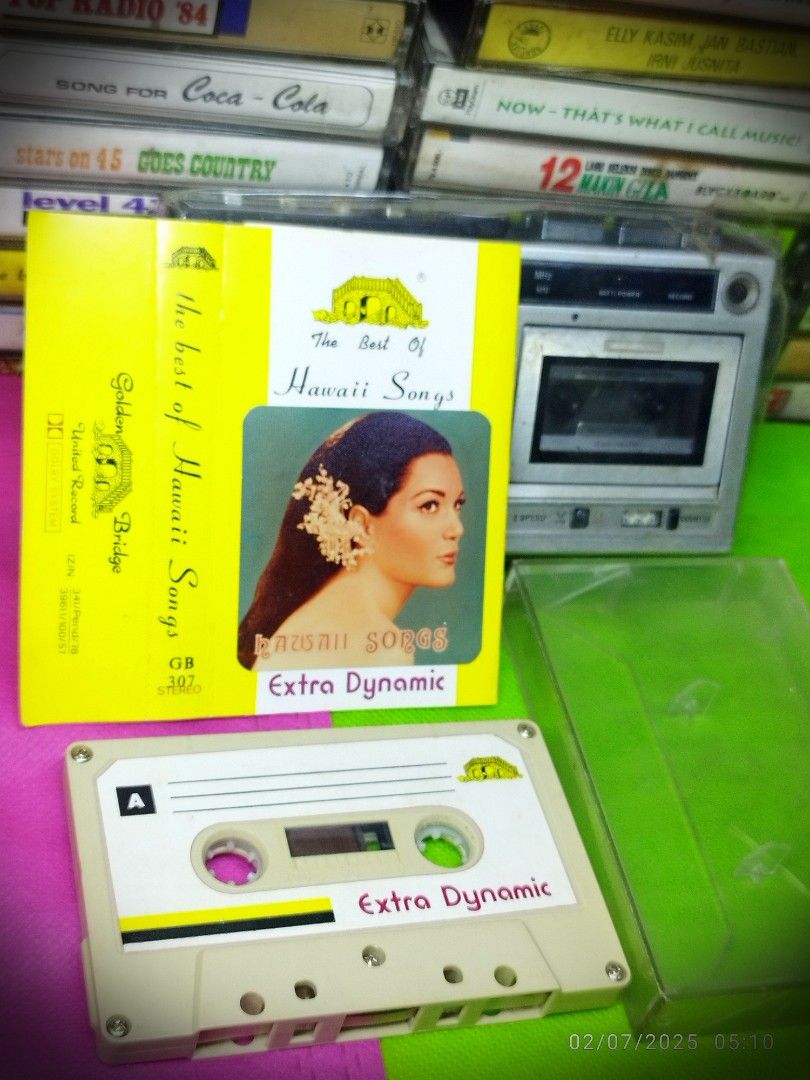 Kaset pita ori THE BEST OF HAWAIIAN SONGS 1978 Golden Bridge Records ...